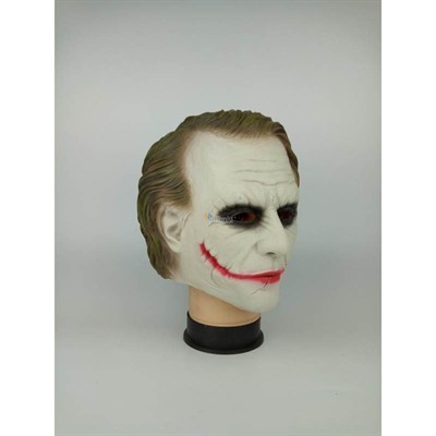 Batman The Dark Knight Adult Joker Latex Clown Mask, Movie collectibles ...
