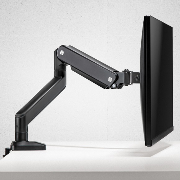 MXG BMA-12 Matte Black | Single Monitor Arm