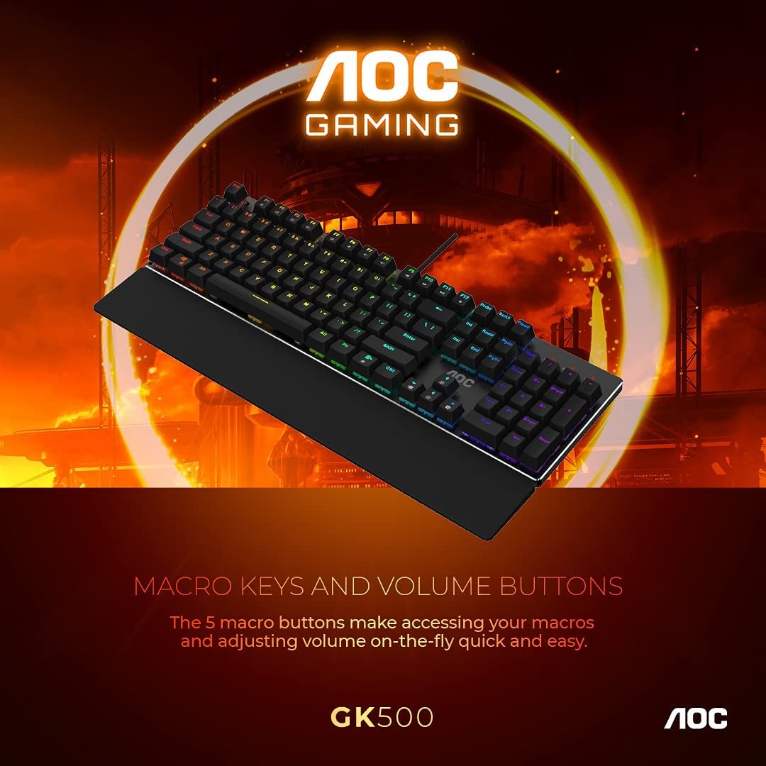 AOC GK500 RGB Mechanical Gaming Keyboard