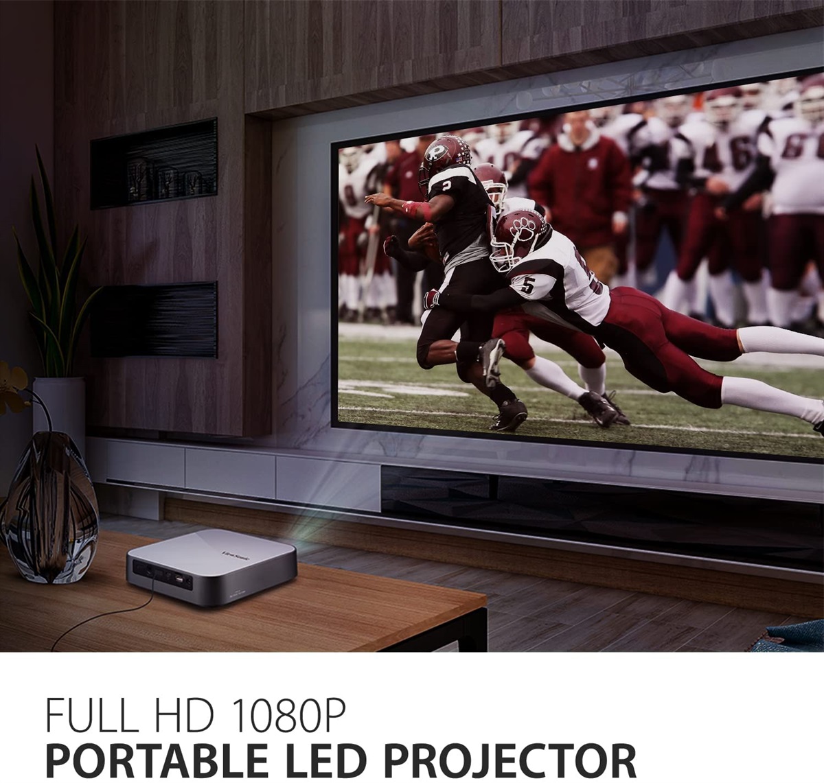 ViewSonic M2e | Full HD 1080p Smart Portable LED Projector