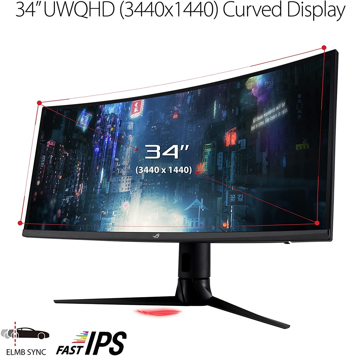 Asus ROG Strix XG349C 180Hz Ultra-wide Gaming Monitor
