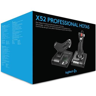Logitech X52 Professional H.O.T.A.S. | Flight Control System Controller ...