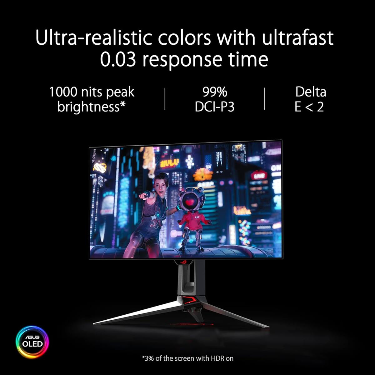 Asus Rog Swift OLED PG27AQDM | 240Hz QHD 27" Gaming Monitor | Price in ...