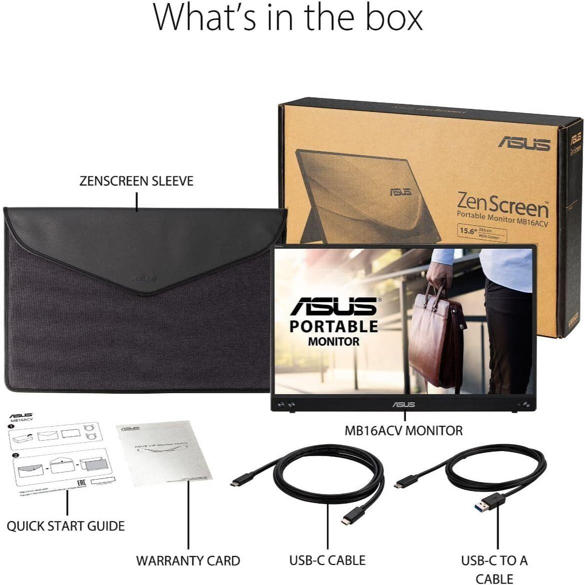 ASUS ZenScreen MB16ACV | 60Hz FHD 16" Portable Monitor | Price in Pakistan