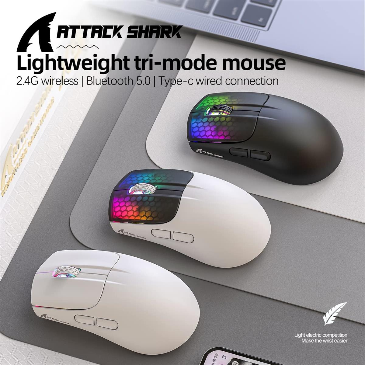 Attack Shark X5 Black | Wireless Gaming Mouse | Price in Pakistan