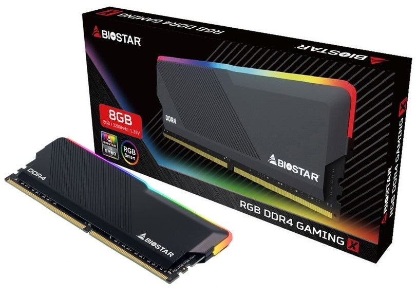 Biostar RGB DDR4 Gaming X 8GB 3200MHz C18 Memory