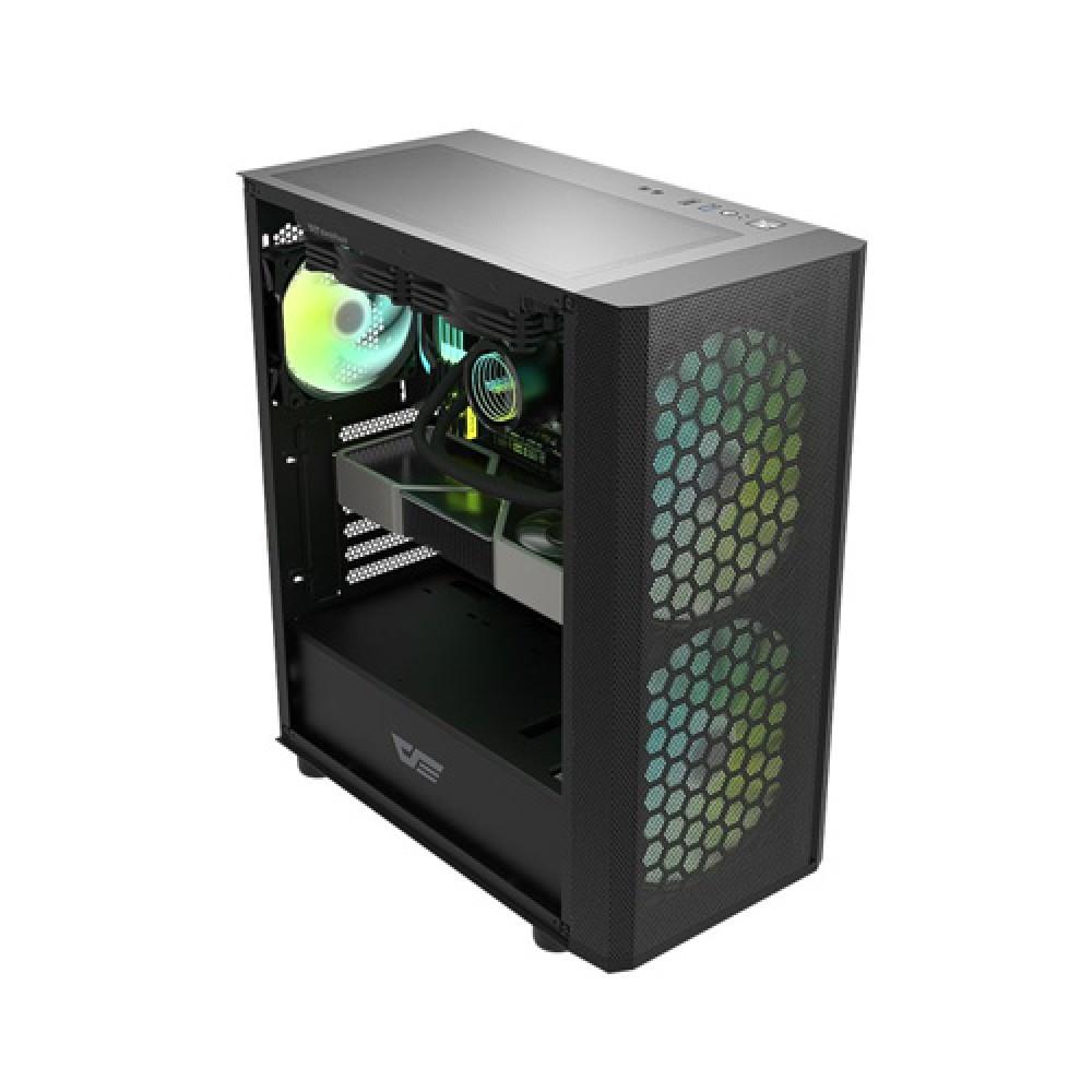 DarkFlash DK360 - Black | ATX PC Casing | Price in Pakistan