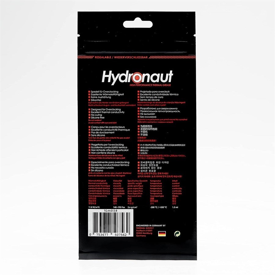 Thermal Grizzly Hydronaut (5.5g) Thermal Paste