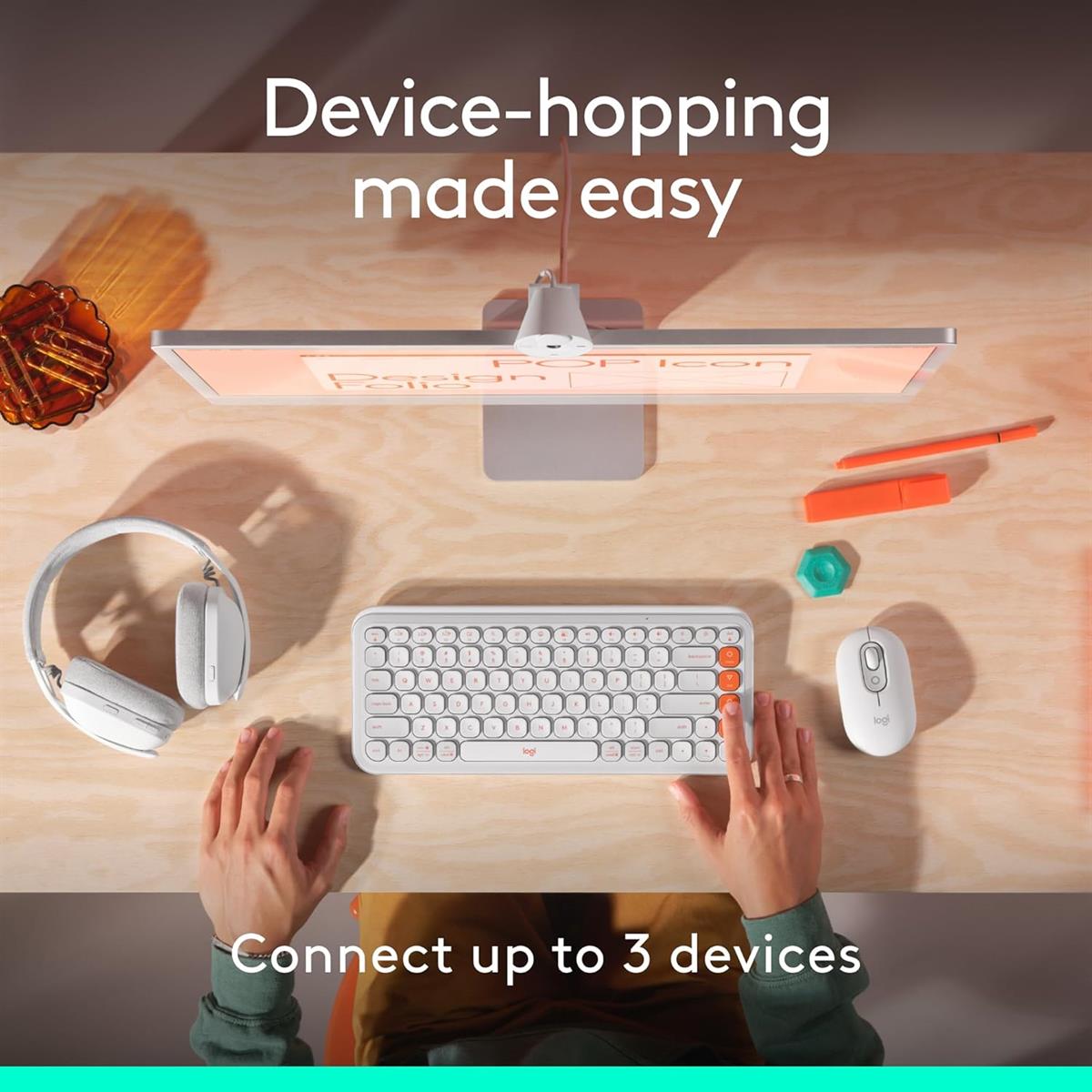 Logitech POP Mouse (Rose) | Wireless Mouse | Price in Pakistan