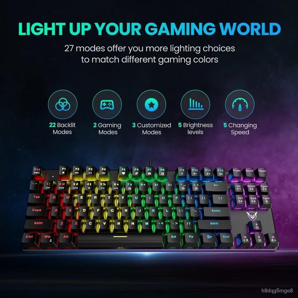 Pictek PC244 Blue Switches | Wired Gaming Keyboard | Price in Pakistan