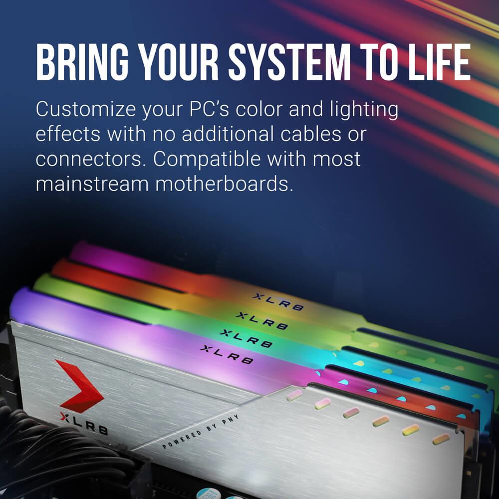 PNY XLR8 RGB Silver 16GB 2x8GB 3600MHz DDR4 Desktop Ram Price In PNY XLR8 RGB Silver 16GB 2x8GB 3600MHz DDR4 Desktop Ram Price In