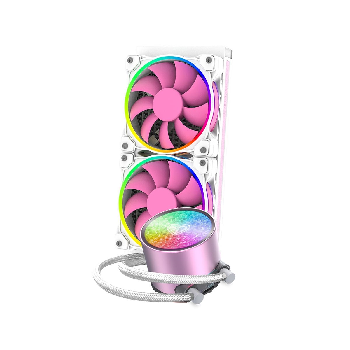 ID-Cooling PinkFlow 240 Diamond Edition | 240mm Liquid CPU Cooler ...