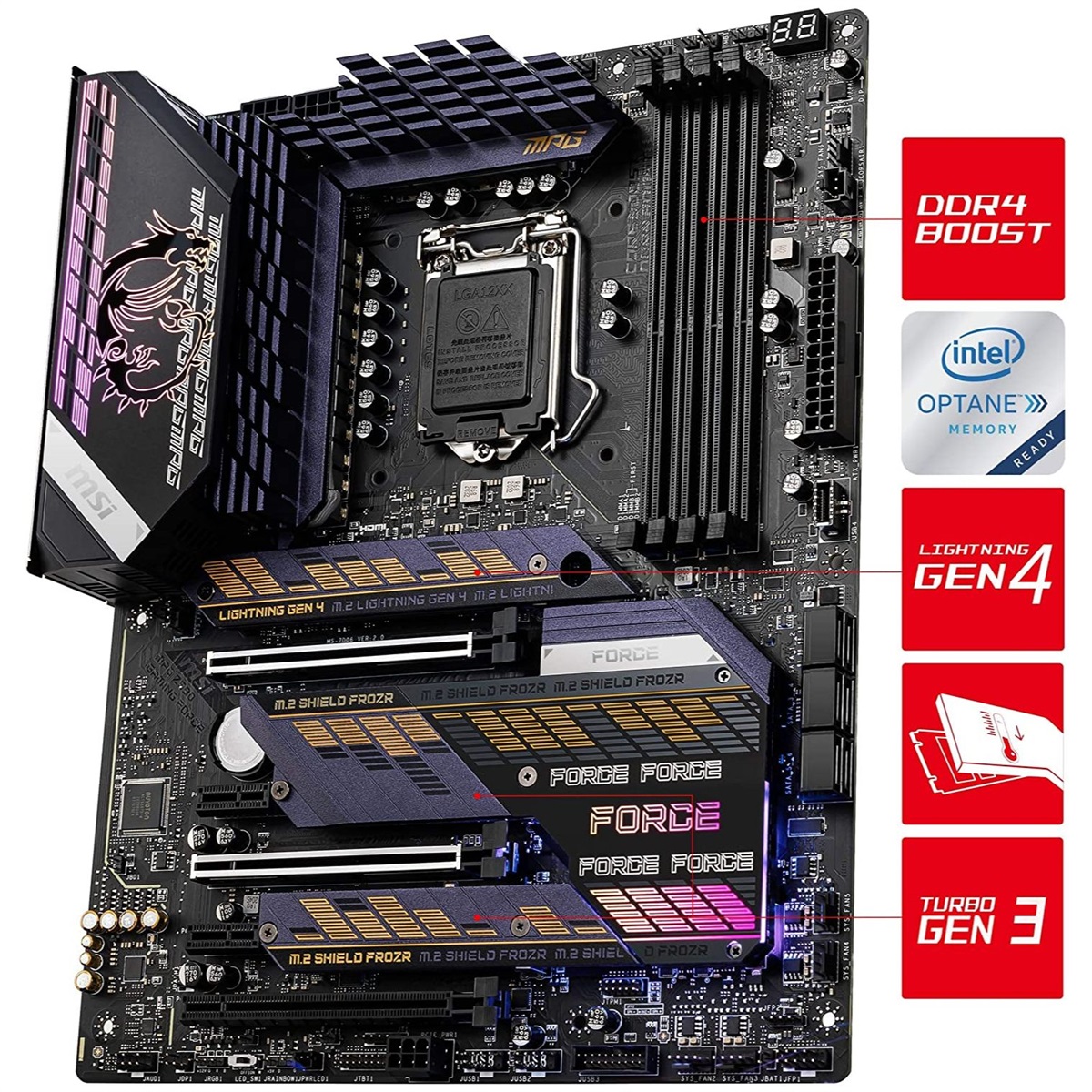 MSI MPG Z590 Gaming Force | LGA 1200 ATX Motherboard | Price in Pakistan
