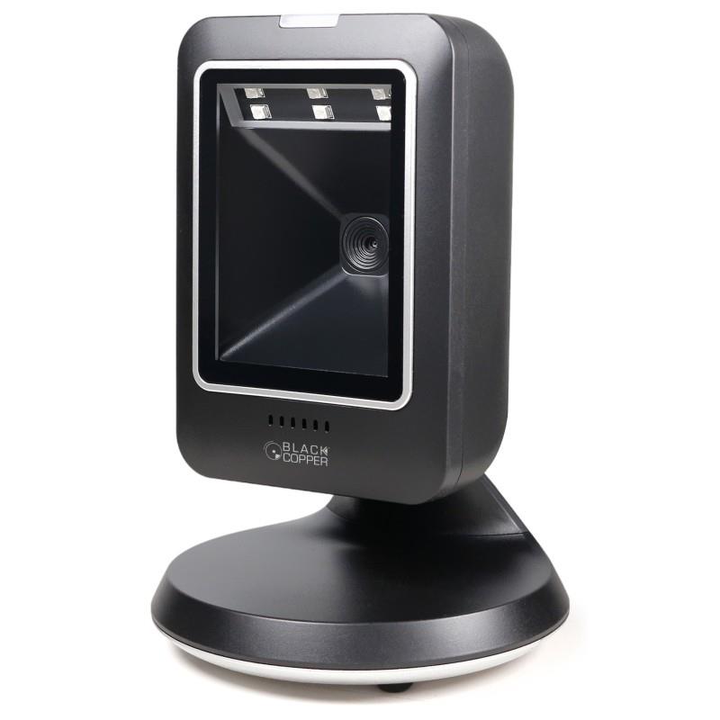 BC-1060 2D Desktop Omni-directional Barcode Scanner | Black Copper