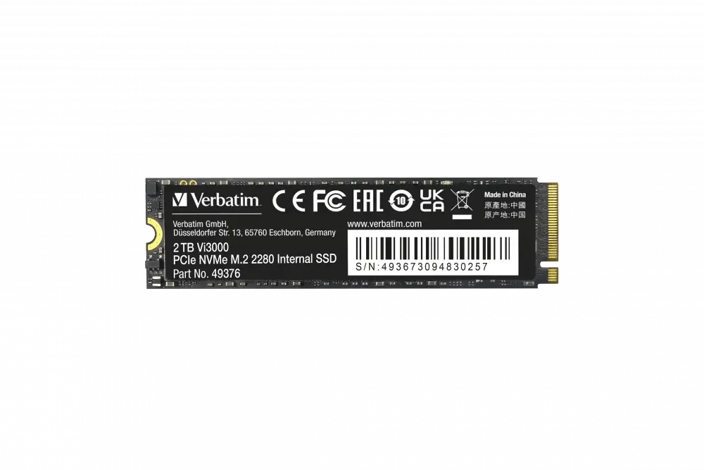 Verbatim Vi3000 2TB PCIe NVMe M.2 Internal SSD Price in Pakistan ...