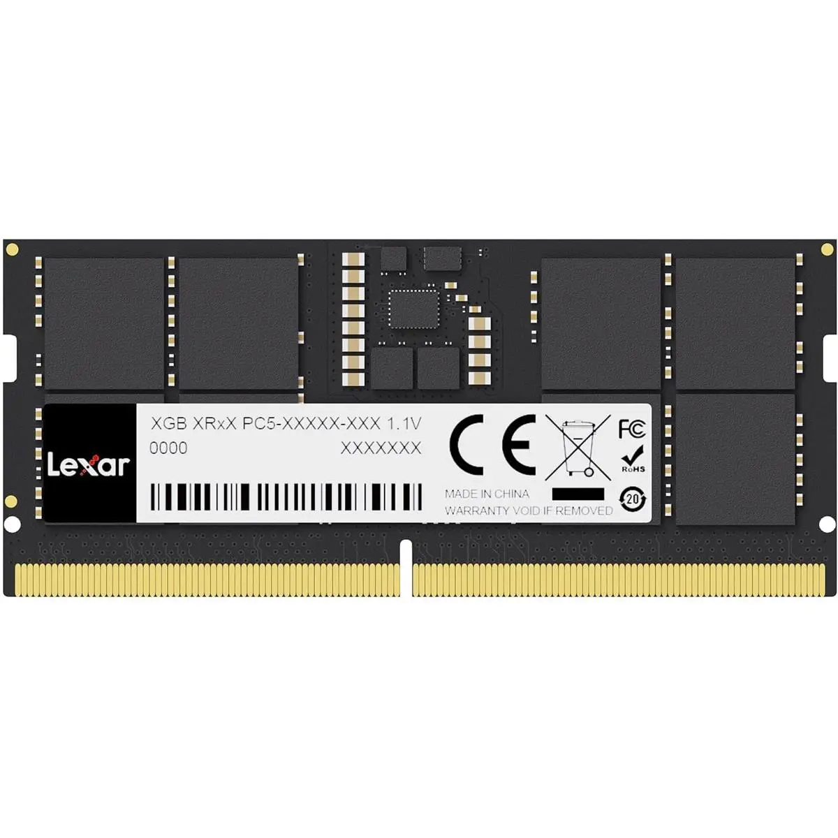 Lexar 8GB DDR5 5600MHz Laptop Memory Price in Pakistan - TechGlobe.pk