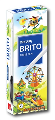 Mercury Brito Fiber-Pen Single Colour Marker