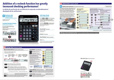 Casio MJ-120D Plus 12-Digits Calculator