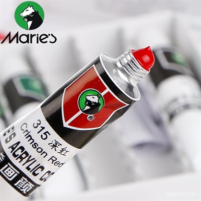 Marie's Acrylic Colour 12ML 24 Colour Set