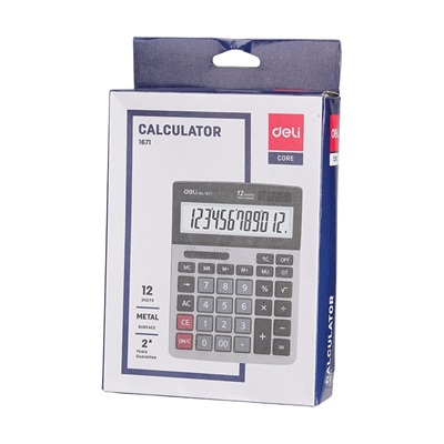 Deli E1671 12-Digits Desktop Calculator