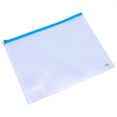 Deli E38975 A4 Transparent Plastic Zip Bag