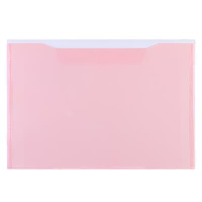 Deli Macaron E5506 2-Pocket Legal Button File Bag