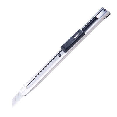 Deli E2058T Utility Knife Paper Cutter Metal Body 9mm