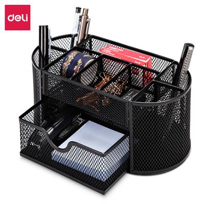 Deli E8902 Mesh Metal Desk Organizer