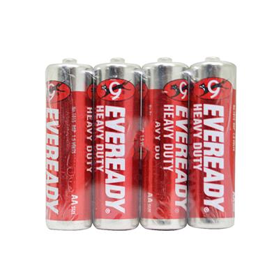 Eveready 1015 Red AA Battery x 4 SW Pack (Pencil Cell)