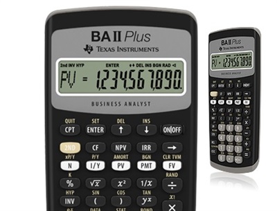 Texas Instruments BA-II Plus Financial Calculator