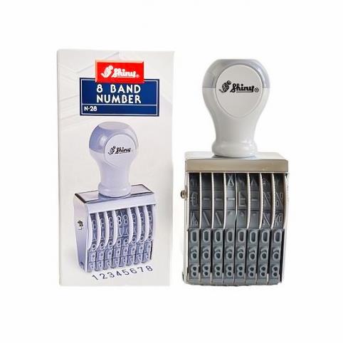 Shiny 8 & 10 Digits 7mm Manual Numbering Stamps