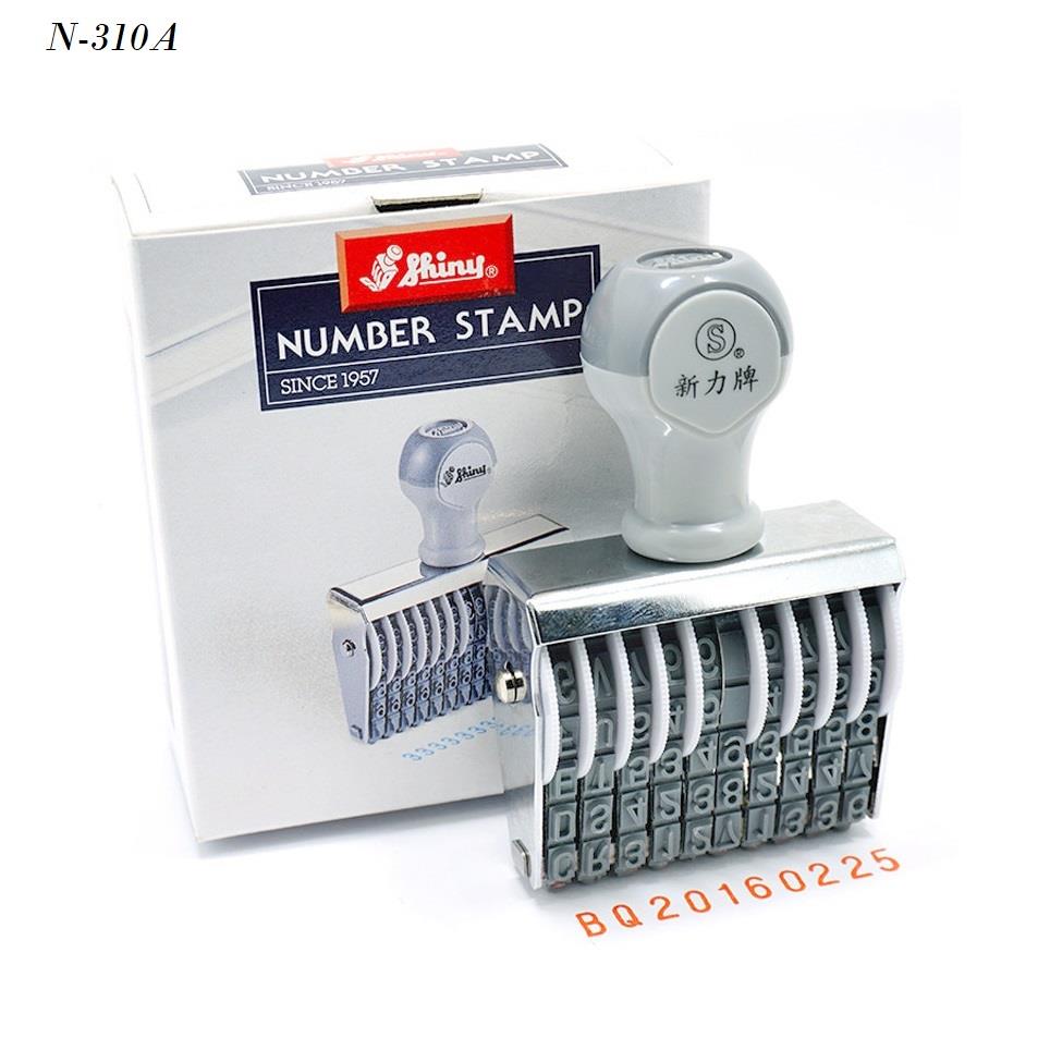 Shiny 8, 10 & 14 Digits 5mm Manual Numbering Stamp