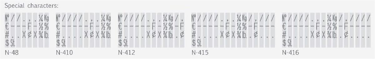 Shiny 8 to 16 Digits 4mm Manual Numbering Stamp