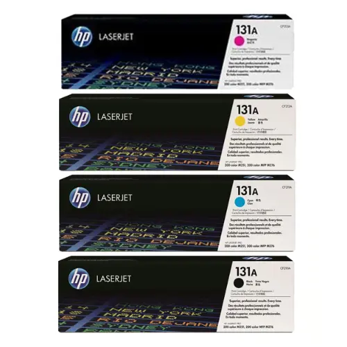HP 131A 4-Pack Original Color Toner Set (CF210A-CF213A) | Islamabad