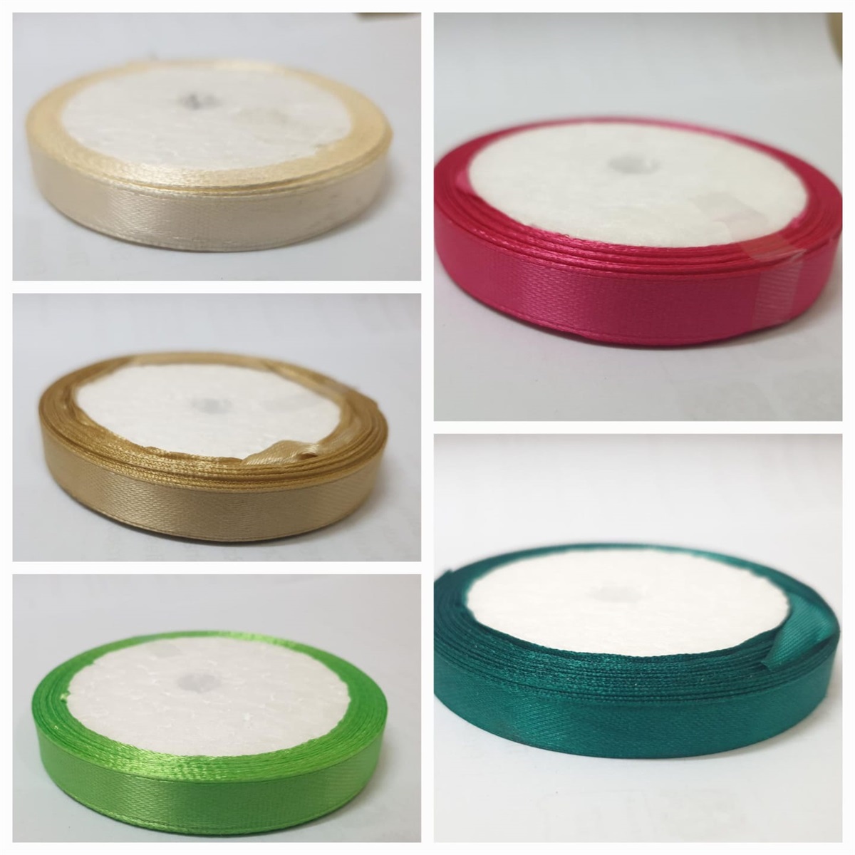 Pack Of 6,12 & 24- 0.5 inch ribbons - Multi Color in Pakistan for Rs ...