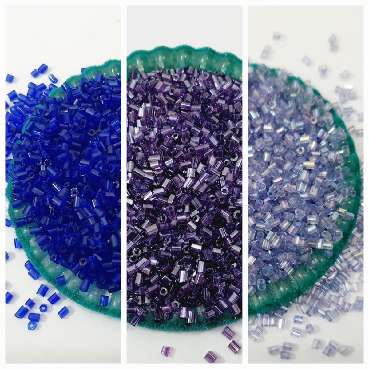 Pack Of 3 Tola (1 Tola Each) Cut Glass Beads, Pony, DIY Crafts Crystals ...