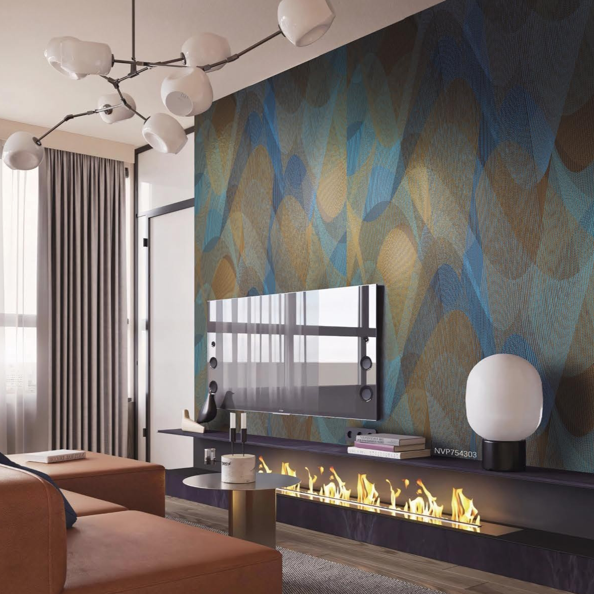 Buy Soft Waves Boray Wallpaper Rolls at Discounts – by Hatimi Interiors ...