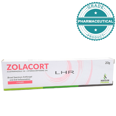 ZOLACORT Cream - Clotrimazole & Hydrocortisone for Skin Infections