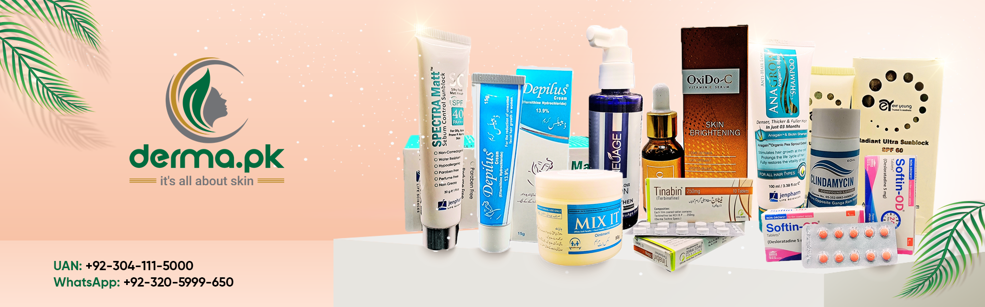 Derma.pk | Your Ultimate Destination for Skincare Medicines & Products