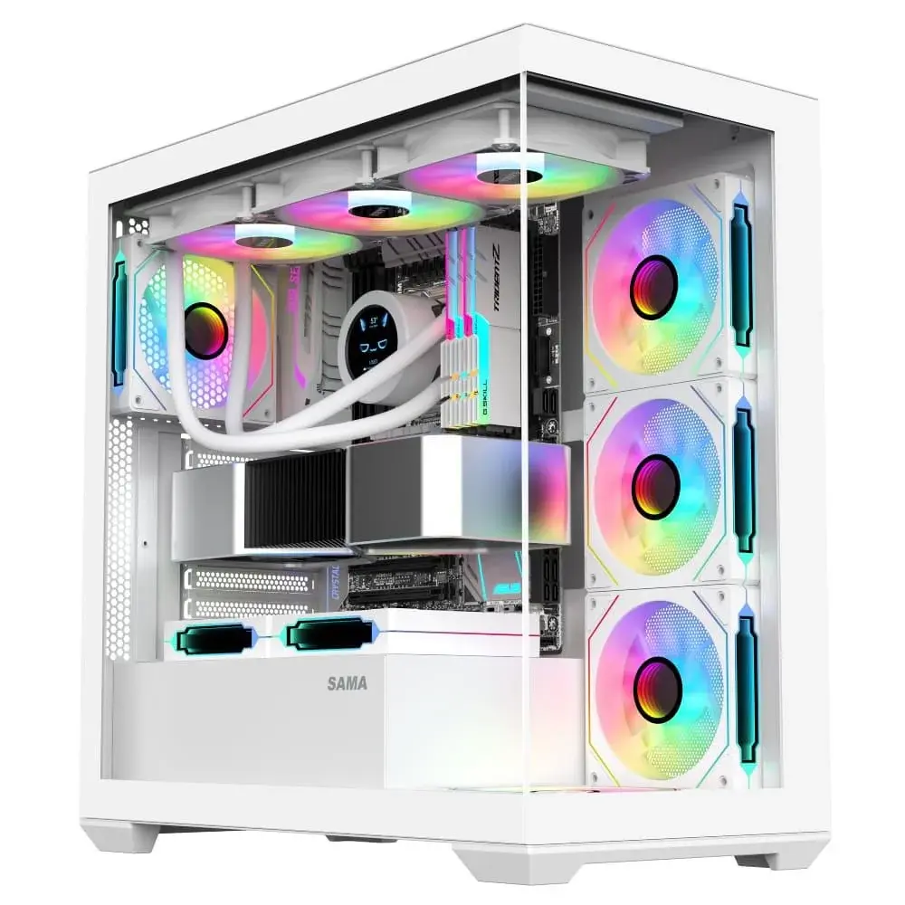 SAMA SV01 ATX Mid Tower Gaming Chassis – White in Pakistan for Rs ...