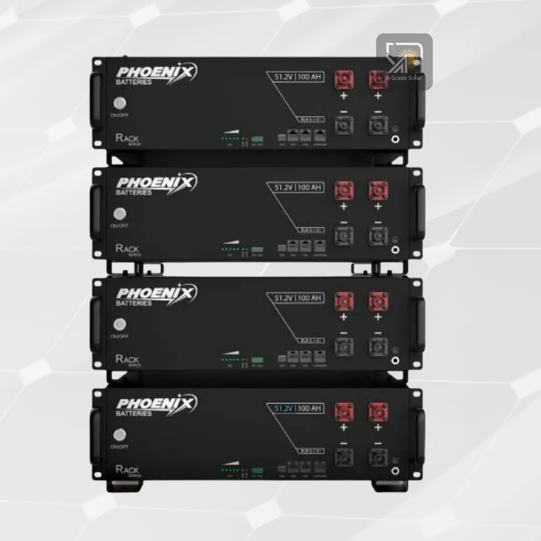 Phoenix Rack Series 51.2V 100Ah (RLR-5.1-X1) LiFePO4 Battery – Solar ...