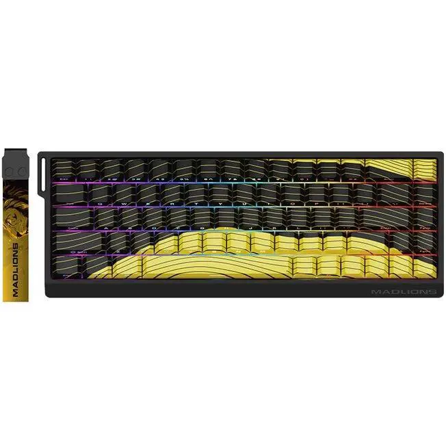 FGG MadLions MAD68 HE RGB 60% Keyboard | Yellow | 8000Hz, Rapid Trigger