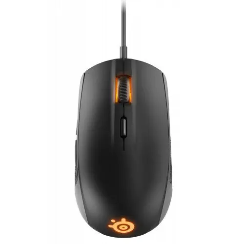 Used SteelSeries Rival 100 Gaming Mouse | Ergonomic Optical Mouse – Black