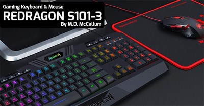 Redragon S101-3 Wired Gaming Keyboard and Mouse Combo, RGB Backlit ...