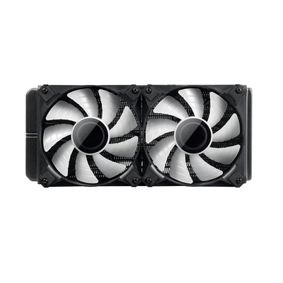 Aigo DX240 V2 DarkFlash ARGB Twister AIO Liquid CPU Cooler Black - White