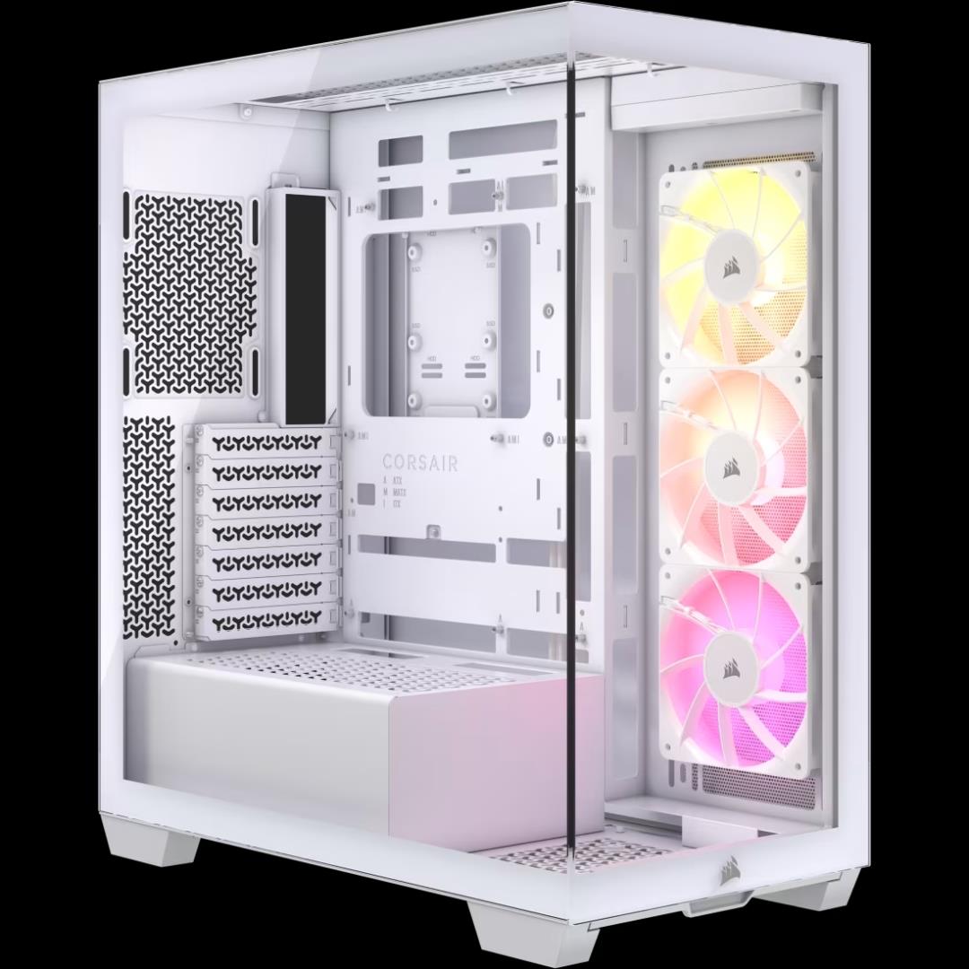 Computer Case CORSAIR 3500X Mid-Tower ATX – Panoramic Tempered Glass ...